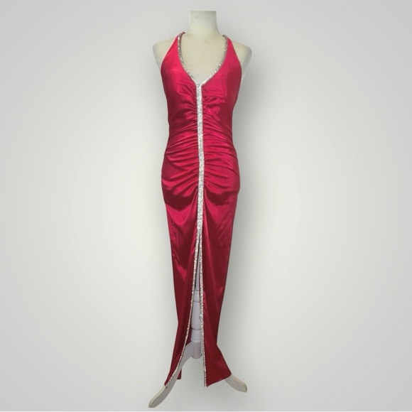 Jump | Dresses | Pink Y2k Jump Apparel Prom Halter Dress With ...